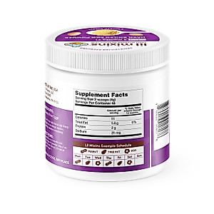 Lil Mixins Early Allergen Introduction Mix-ins, Hard Boiled Egg | Baby Stage 1-3, for Ages 4-12 Mo., 8.5 Oz Jar, 4 Month Supply