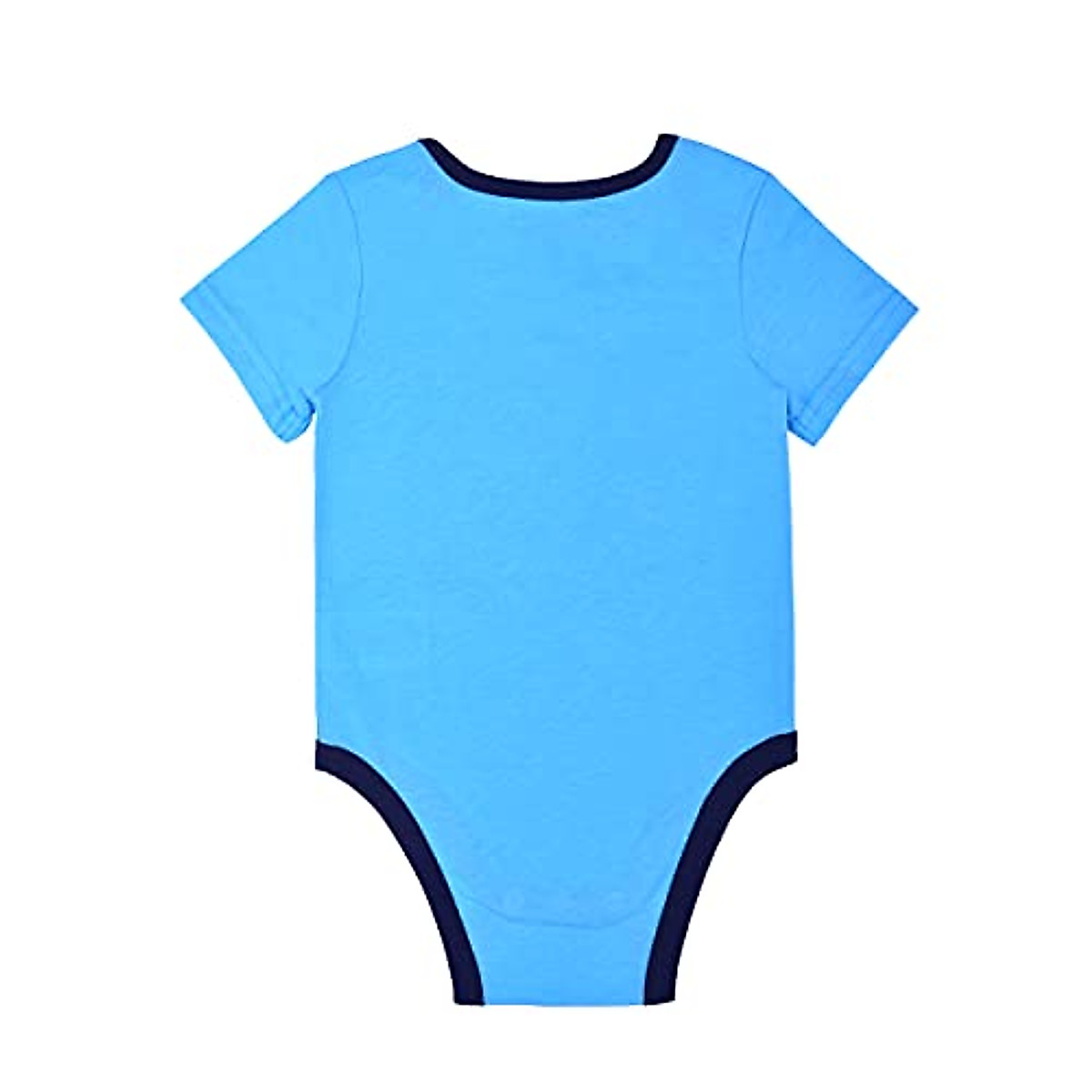 Paw Patrol Nickelodeon Boys’ Chase, Marshall and Rubble 3 Pack Bodysuits for Newborn and Infant – Blue/Grey