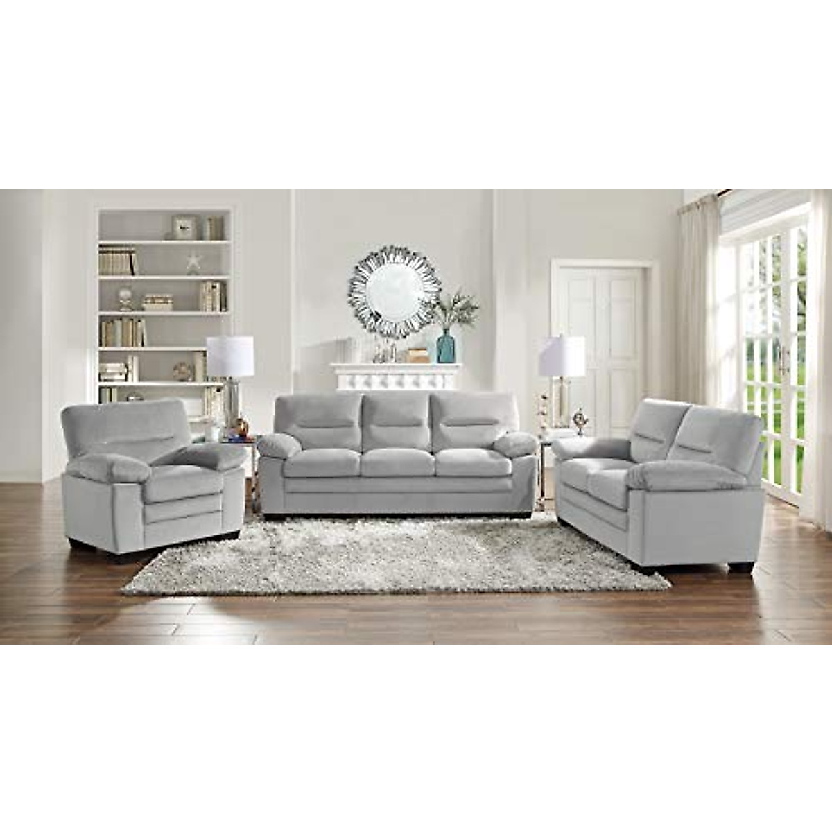 Lexicon Dawson Living Room Sofa, Gray