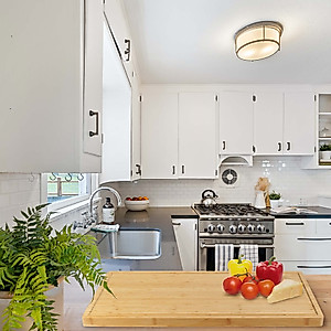 BambooMN Heavy Duty Premium Bamboo Cutting Board - Vertical Cut - Grooved - 24" x 12" x 1"