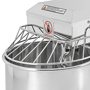 Surneis Commercial Stand Mixer Home Blender Spiral Stirring Bar Food Mixer 12QT 750W Stainless Steel Dual Rotating Dough Kneading Machine 2.6 Gallon Mixing Bucket for Bakery, Restaurant