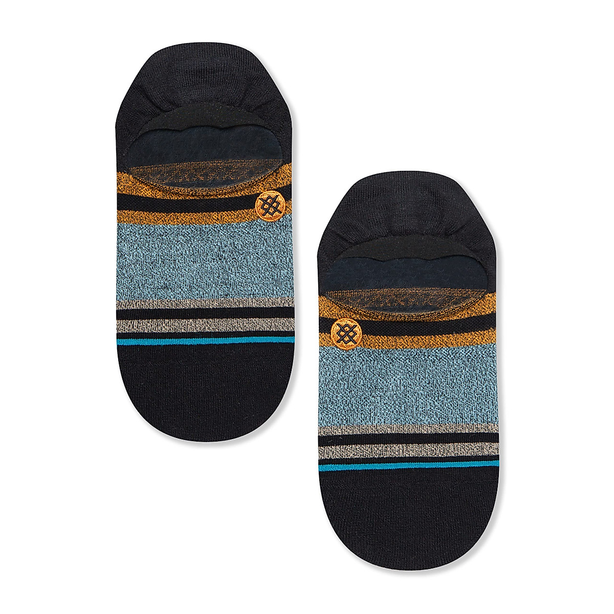 Stance Below Deck No Show Black MD (US Men's Shoe 6-8.5, Women's Shoe 8-10.5)