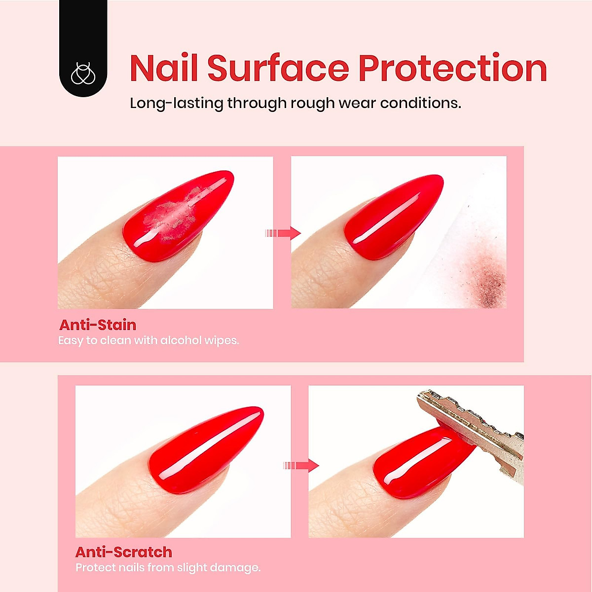 beetles Gel Polish No Wipe Gel Top Coat - 15ml Clear Glossy Top Coat Gel Nail Polish High Shine Long Lasting Nail Manicure for Women