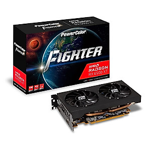 PowerColor Fighter AMD Radeon RX 6500 XT Gaming Graphics Card with 4GB GDDR6 Memory