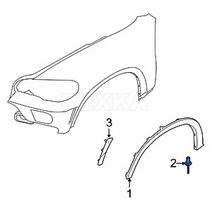 Rexka 30pcs Fender Liner Bumper Cover Wheel Arch Trim Cover Nylon Expanding Rivets for BMW 51777171004 X1 X3 X4 X5 X6 Series