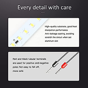 Official Creality Ender 3 LED Light Kit, 3D Printer LED Light Bar 24V 5W for Ender 3/Ender 3 Pro/Ender 3 V2/Ender 3 Neo/Ender 3 V2 Neo