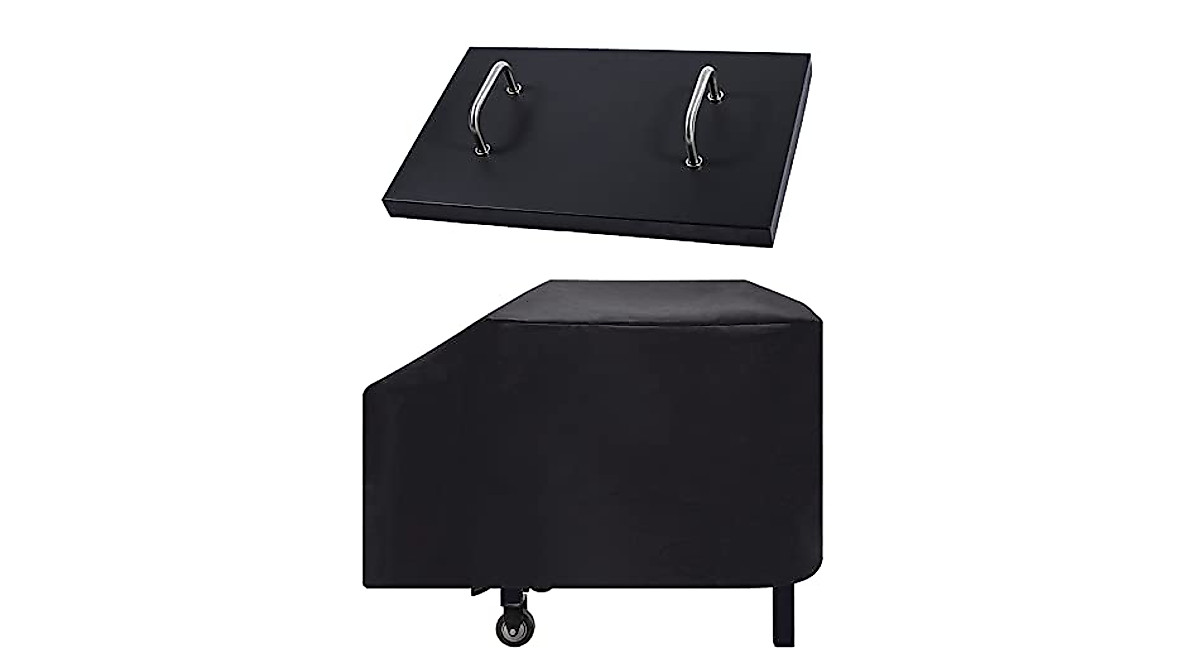 EasiBBQ 5003 Hard Cover & 1529 Grill Cover for Blackstone 28" Griddle
