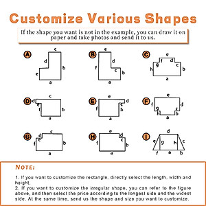 Custom Bench Cushion Outdoor, Personalized Size Waterproof Bench Seat Cushion for Patio Furniture, Indoor Outdoor Non-Slip Window Seat Cushions Chair Pads for Garden, Swing Chair, Dining Chair Cushion