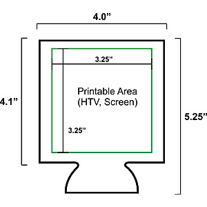 Blank Magnetic Can Coolie (6 Pack Black)