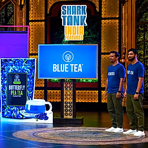 BLUE TEA - Butterfly Pea Flower Herbal Tea (1.76 Oz) | DETOX TEA | Iced Teas, Coolers, Cocktails | Caffeine Free - Gluten Free - Non-GMO | Pet Jar Pack