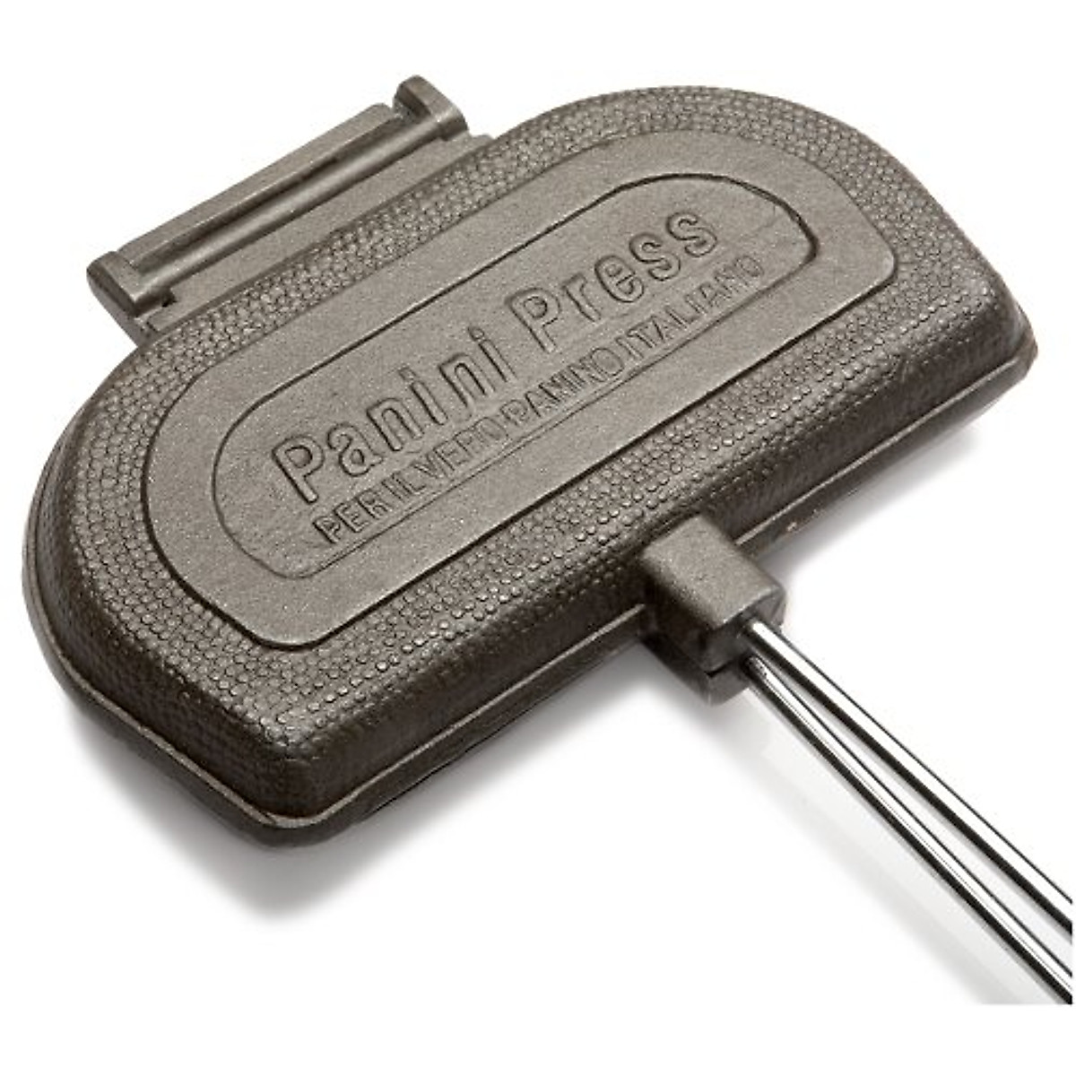Rome's Panini Press Cooker, Cast Iron with Steel and Wood Handles