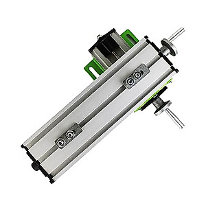 HFS (R) Multifunction Worktable Milling Working Cross Table Milling Machine Compound Drilling Slide Table For Bench Drill Adjustment X-Y (310X 90MM)