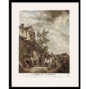 La Grote de Marechal. Gravé d'Après le Tableau Original de Ppe. Wouvermens de dix neuf pouces de large sur vingt trois pouces de haut