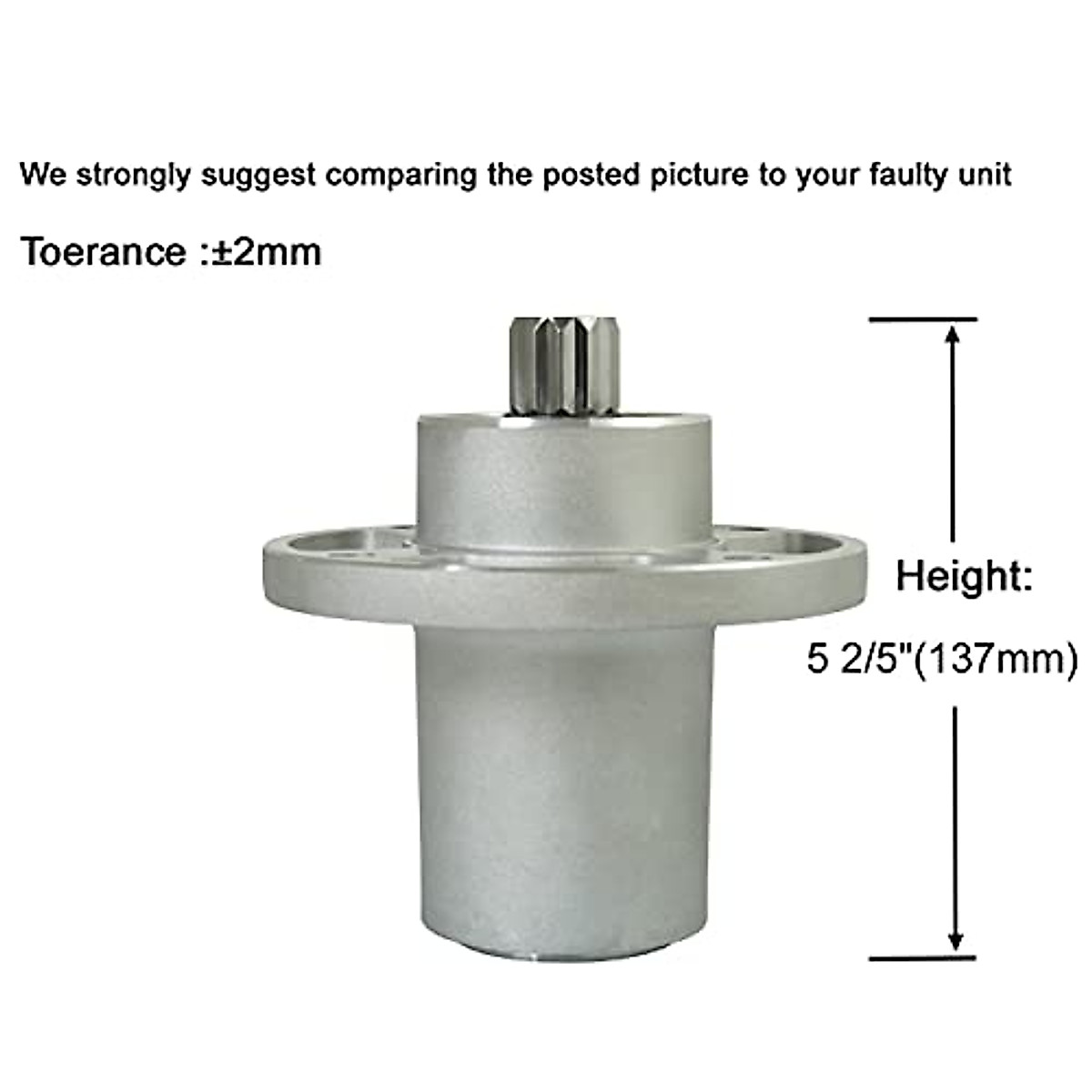 q&p Outdoor Power 601804 36/42/48/54/60" Deck Spindle Assembly Bracket Replaces Hustler 48" 54" 60" Deck Raptor SD SDX Flip-Up Sport 601804 Spindle Assembly