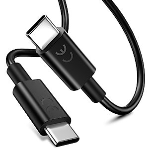COOYA USB C Charge Cable for Motorola Edge+/Edge 30/Razr 40 Ultra, 6.5A TurboPower Charging Cable 3.3ft USB-C to Type C Fast Charging/Data Transfer Cord for iPhone 16 Moto G Power/Play/Pure/Stylus 5G