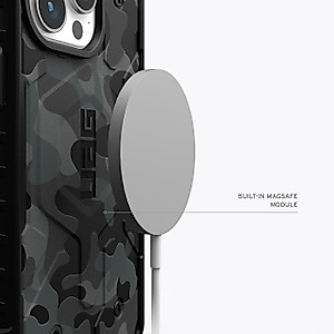 URBAN ARMOR GEAR UAG Case [Updated Ver] Compatible with iPhone 15 Pro Max Case 6.7" Pathfinder SE Midnight Camo Built-in Magnet Compatible with MagSafe Charging Rugged MIL-STD Protective Cover