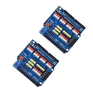 Comimark 2Pcs V5 Sensor Shield Expansion Board Shield for Arduino UNO R3 V5.0 Electric Module