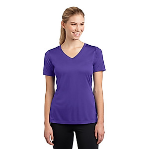 SPORT-TEK LADIES POSICHARGE COMPETITOR V-NECK TEE F20