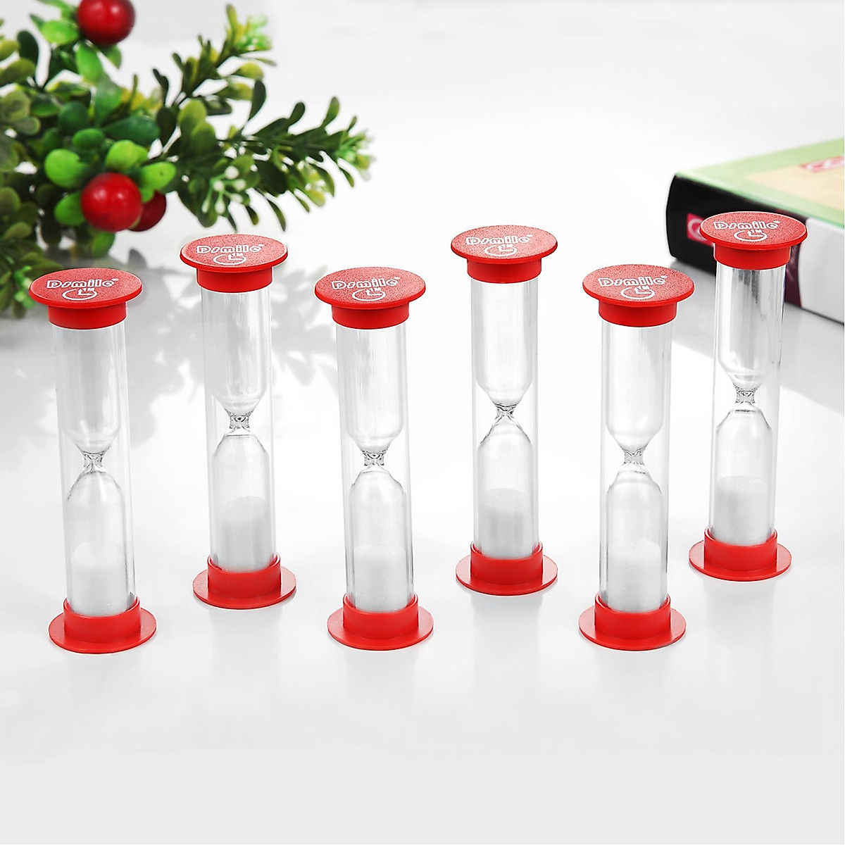 Dsmile 1 MINUTE SAND TIMERS SET OF 20