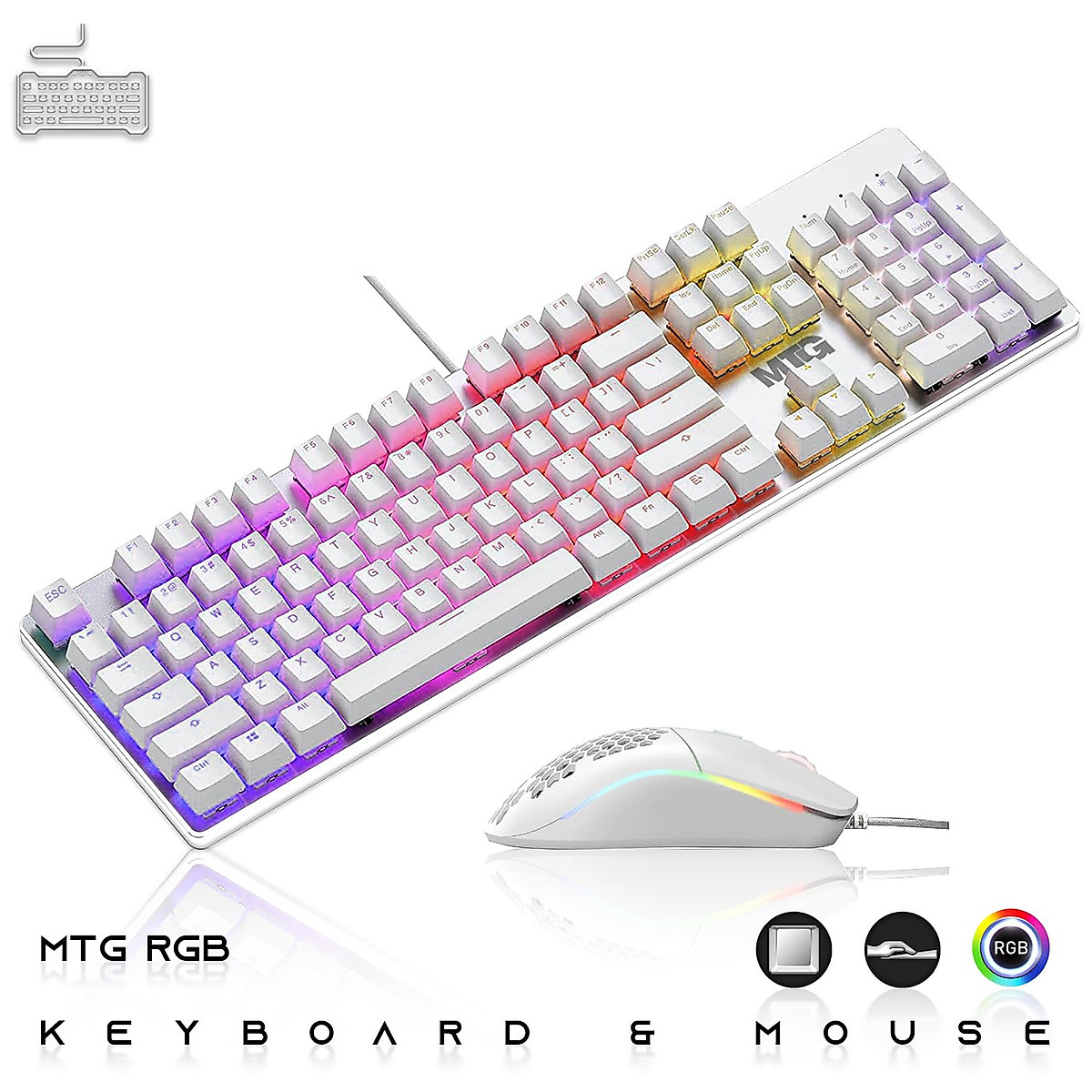 Gaming PC Desktop Intel core i7 8th Gen, Horizon+, AMD RX-550 4GB DDR5, 16GB RAM, 256GB SSD, HDMI, DVI, VGA, Gaming Kit, Mouse, Wi-Fi, Windows 11 Home (Renewed)