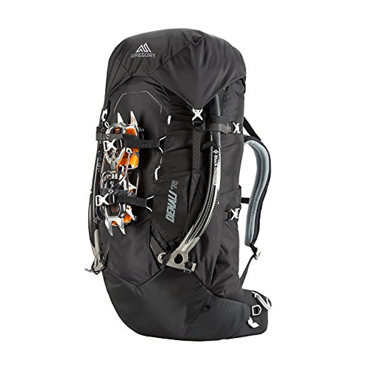 Gregory Mountain Products Denali 75 Liter Alpine Backpack, Basalt Black, Large