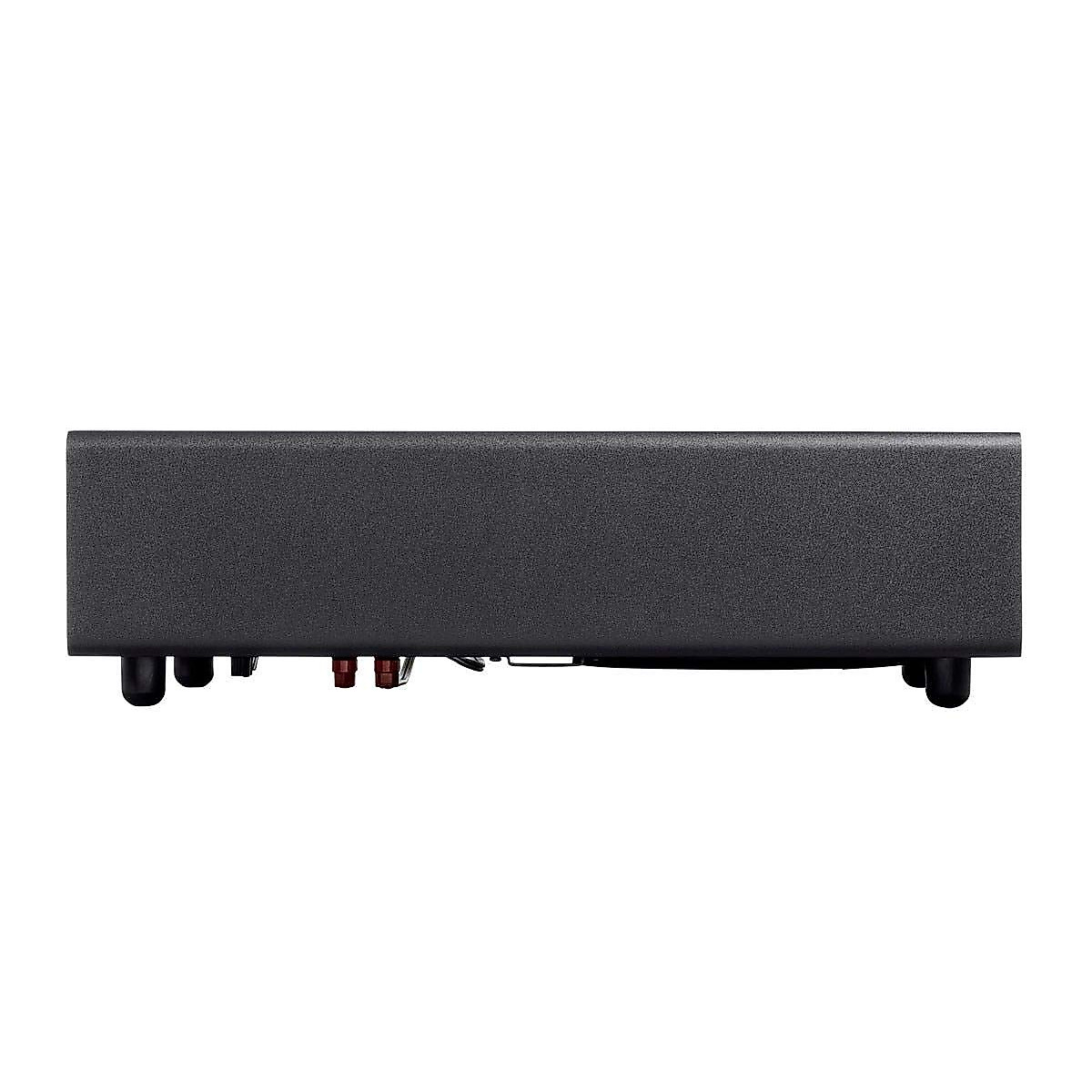 Monoprice SSW-8 Slim Powered Subwoofer - 8 Inch Woofer, 100 Watt, Low Profile, Powerful Amp, Low Pass, RCA and Speaker Level Terminal Inputs, Black