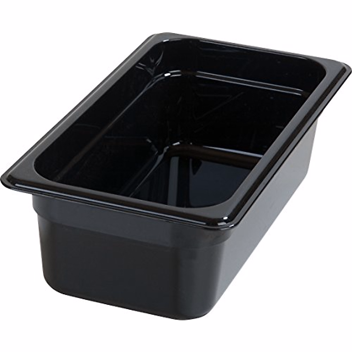 Carlisle FoodService Products 3066103 StorpPlus Third Size Food Pan, Polycarbonate, 4" Deep, Black