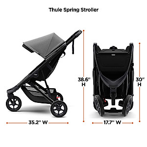 Thule Spring Stroller, Grey Melange
