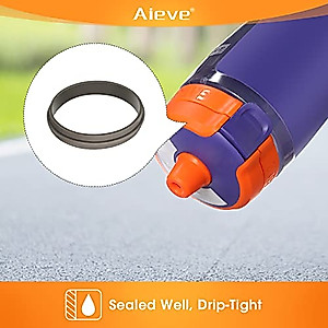 AIEVE 4 Pack Replacement Gasket Rubber Seal for Gatorade Water Bottle, Silicone Lid Seal Replacement for Gatorade Gx Hydration System Bottle, Replacement Part for Gatorade GX Bottle