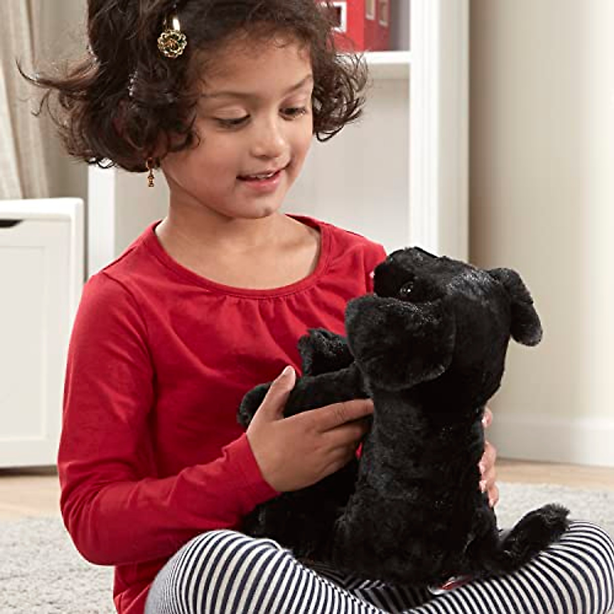 Melissa & Doug Benson Black Lab - Stuffed Animal Puppy Dog - Extra Large, Plush, Black Dog For Ages 3+