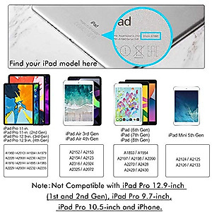 MEKO Upgraded Fine Tip Stylus Pen with Palm Rejection, Compatible for 2018&2019&2020 Apple iPad Pro 11/12.9 Inch 3rd&4th Gen, iPad 6th/7th/8th Gen/Air 3rd/4th Gen/Mini 5th Gen Digital Pencil -Black