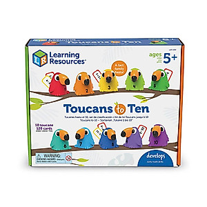 Learning Resources Toucans to 10 Sorting Set, Counting & Sorting, Early Math Skills Toy, Ages 5+