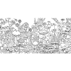 Garden of Fairytale Animals: A Curious Collection of Creatures to Color (Design Originals) Adult Coloring Book with 66 Line Art Designs of a Magical Garden and Whimsical Animals in a Charming Setting