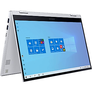 Samsung Galaxy Book Flex Alpha 2-in-1 13.3-inch QLED Touch-Screen Laptop Intel Core i5 8GB Memory 256GB SSD Royal Silver NP730QCJ-K01US (Renewed)