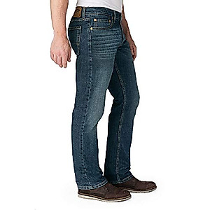 Levi Strauss Signature Gold Men's Big & Tall Straight Fit Jeans, Bigfoot, 50W x 32L