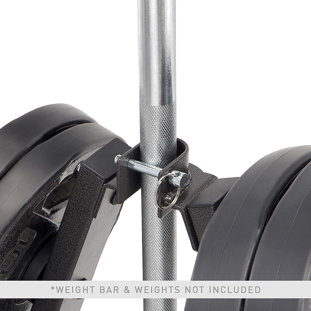 Marcy Home Gym A-frame Organizer for 2-Inch Olympic Weight Plates and Bar, 300 lbs Capacity PT-5740