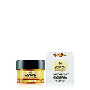 The Body Shop Oils of Life Intensely Revitalizing Cream - Lightweight, Nourishing Cream - Revitalizes Skin - 1.7 Fl Oz