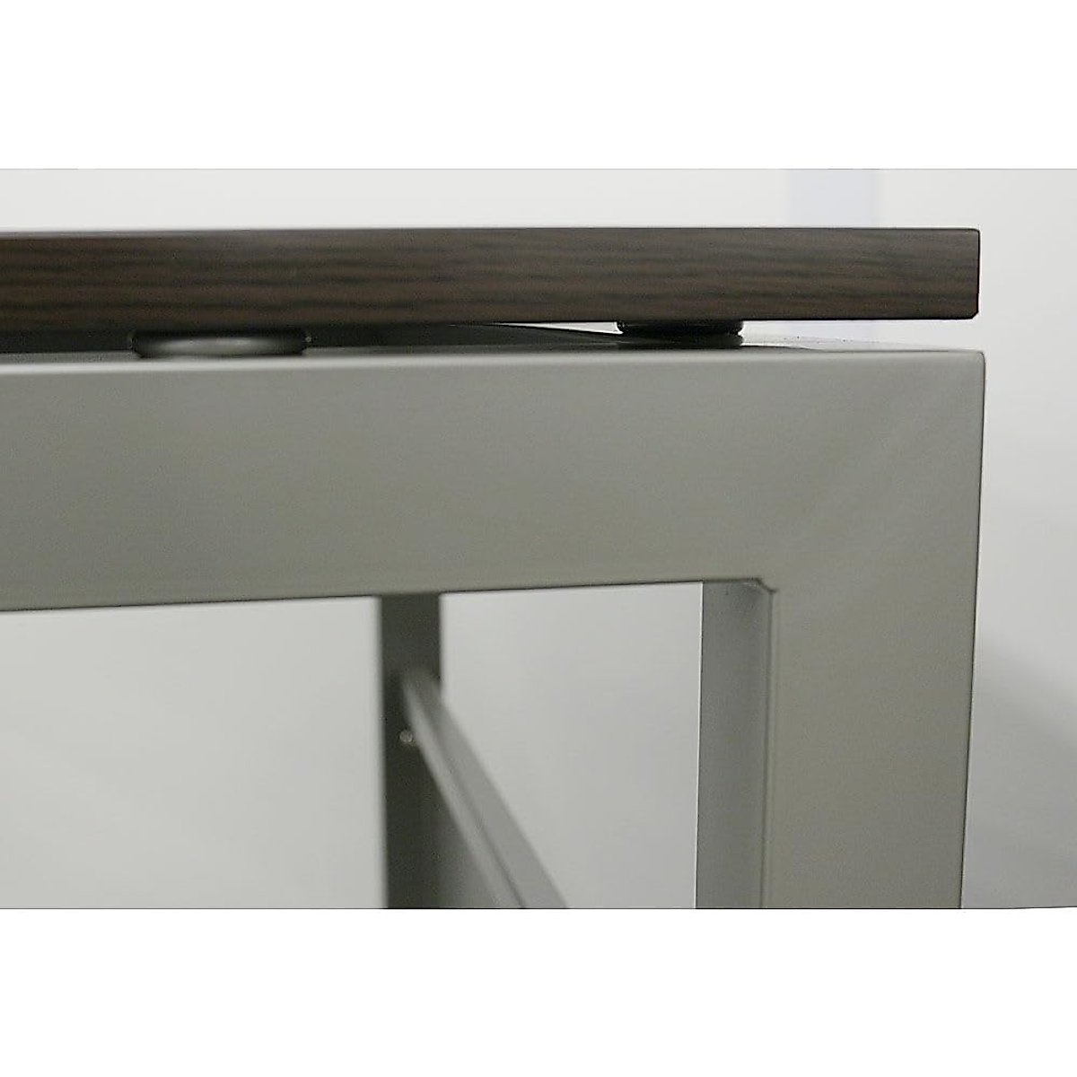 NBF at Work 6'x 3' Conference Tables - Laminate Conference Room Tables - Durable Office Meeting Table - Training Tables for Brainstorming Collaboration Sessions (32.02"D x 71.61"W x 29.25"H, Brown)