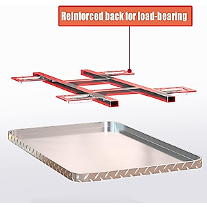 Platform Truck Folding Push Cart Steel Flat Handtruck with Wheels Platform Truck Load 350-500 Kg Moving Dolly Cart Mute Flatbed Cart Reliable