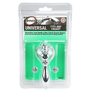 Danco, Chrome, 1 Count (Pack of 1) 80021 Decorative Lever Handle