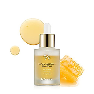Honey Nourishing EssenceㅣRoyal Vita Propolis 33 AmpouleㅣKorean Skin Care Contains Royal Jelly Extract, PanthenolㅣEffective Vitamin Serum strengthen the skin Moisturizing, SoothingㅣDr.Ceuracle