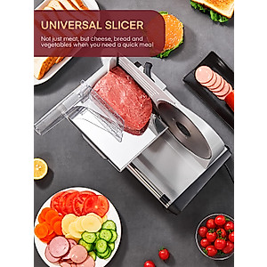 Two 7.5" Blade Meat Slicer 200 Watt for Home Use