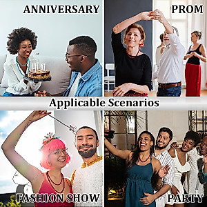 Jane Stone Funky Oval Shape Necklace Turquoise Double Strand Layers Cluster Necklace Pendant Bib Jewelry (Turquoise)