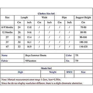 sharely sheep SharelySheep Baby Boys Elastic Waist Dinosaur Cotton Shorts Toddler Kids Pants, T9, 2T