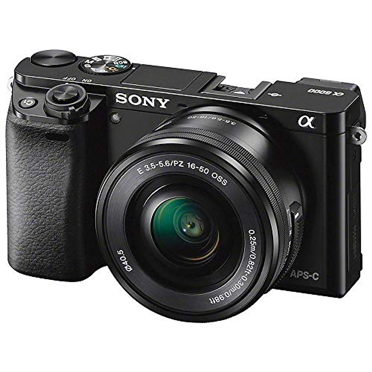 Sony Alpha a6000 Mirrorless Camera with 16-50mm Lens Black with Sony FE 85mm Lens, Soft Bag, Additional Battery, 64GB Memory Card, Card Reader, Plus Essential Accessories