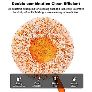Mops for Floor Cleaning, Cleaning Mop 360 Degree Rotatable Adjustable Microfiber Extendable Wall Cleaning Mop with Long Handle Microfiber Dry and Wet Dust Mop Cleaner with Mop Cloth for Floor Ceiling