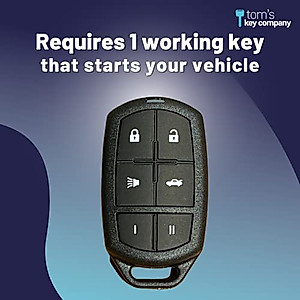 Replacement Car Remote for Hundreds of Vehicles, Keyless Entry FOB with Lock, Unlock, Remote Start, Trunk Release and More, for Select Vehicles from Many Manufacturers (Universal Remote)