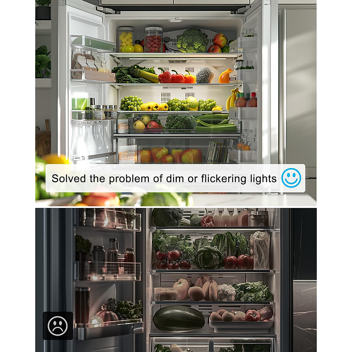 Vaticas 2 PCS Refrigerator LED Light Assembly Replace WR55X11132 WR55X25754 3033142 PS4704284 AP5646375 Fit for GE Refrigerator Light Bulb