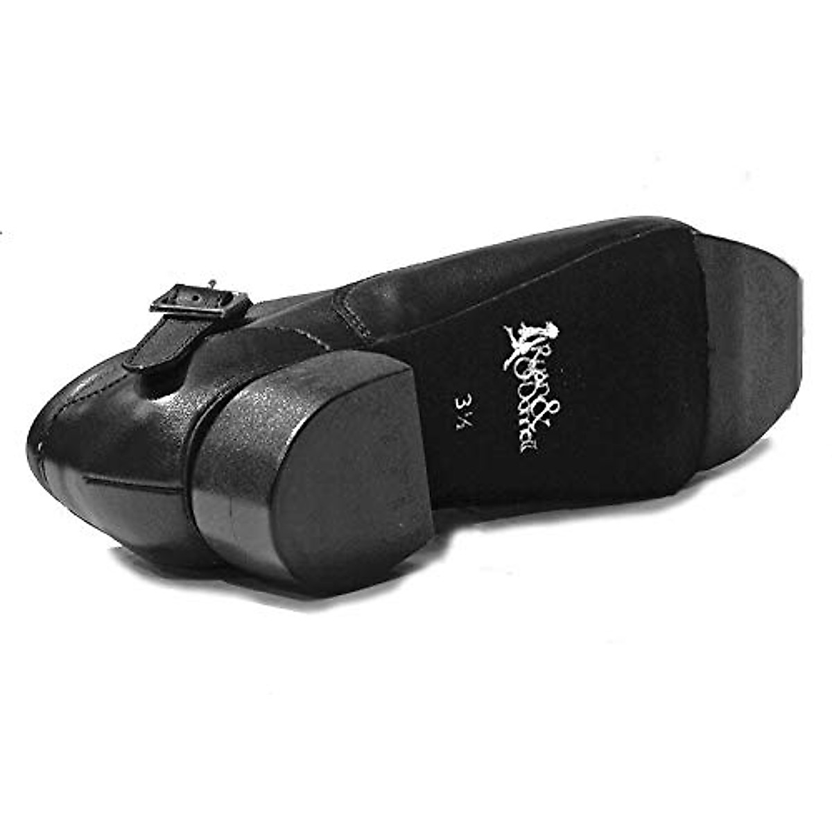 The Classic Range of Super Soft Leather Hard Shoes for Irish Dance Jig - Size UK 4.5 Black