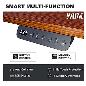 Win Up Time Standing Desk Adjustable Height Desk- Whole Piece Desktop Electric Adjustable Standing Desk, Height Adjustable Desk Stand Up Desk for Home Office Computer Desk,White 55x24Inch